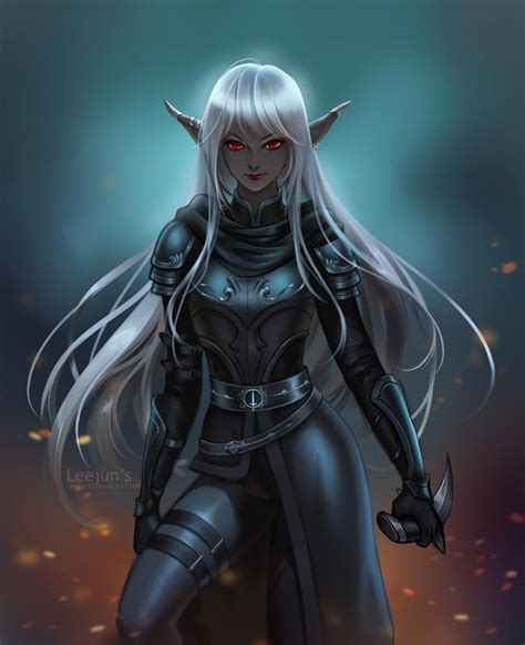 Commissionjaelri Baenre By Leejun35 On Deviantart Dark Elf Elf Art Elves Fantasy