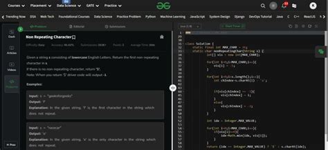 Gfg160 Geekstreak2025 Dsa Geeksforgeeks Codingchallenge String Kaustubh Joshi