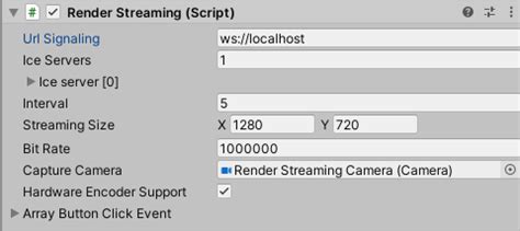 About Signaling Type Unity Render Streaming 3 1 0 Exp 7