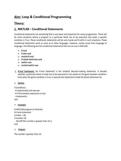 loop and conditionaling program pdf control flow scope computer