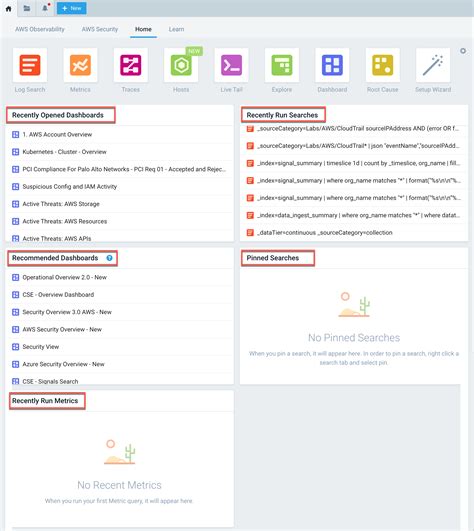 Tour The Sumo Logic Ui Sumo Logic Docs