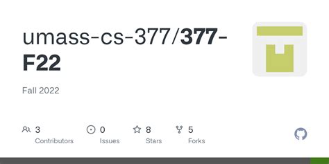 Github Umass Cs 377377 F22 Fall 2022