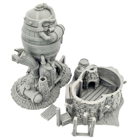 The Dwarf Brewery 3d Printed For Tabletop Games Qp3d Wargames