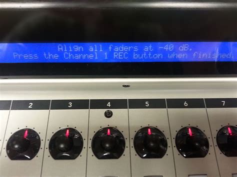 Mackie MCU Pro Fader Calibration Jiřin s blog