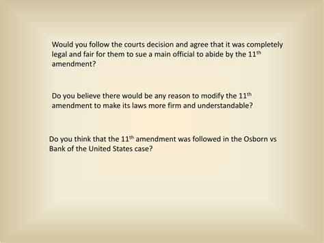 Ppt 11 Th Amendment Powerpoint Presentation Free Download Id 2103702