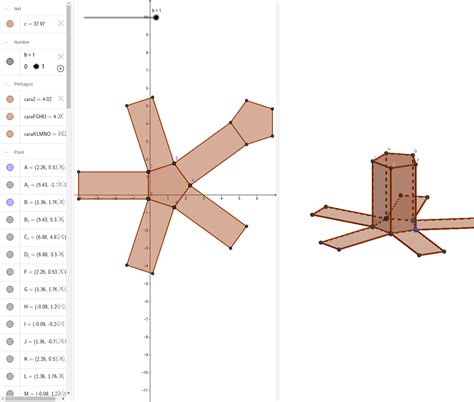 Prisma Pentagonal Geogebra