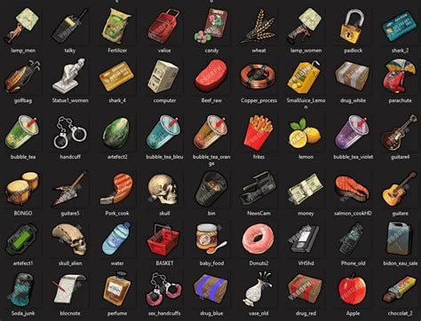 Inventory Icons Pack For Rp Server Hq Draw Fivem Store