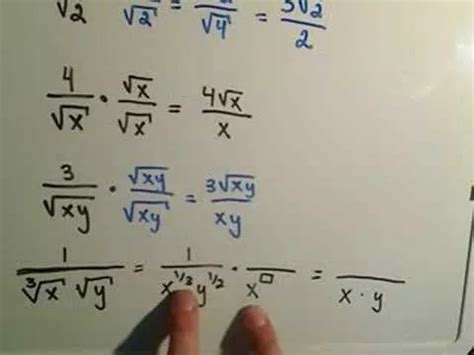 How To Rationalize The Denominator « Math Wonderhowto