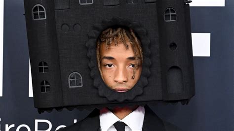 Jaden Smith Wears A Vampire Castle On His Head On The Grammys 2025 Red
