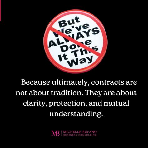 “this Is Just How Weve Always Done It It Is Our Standard Michelle