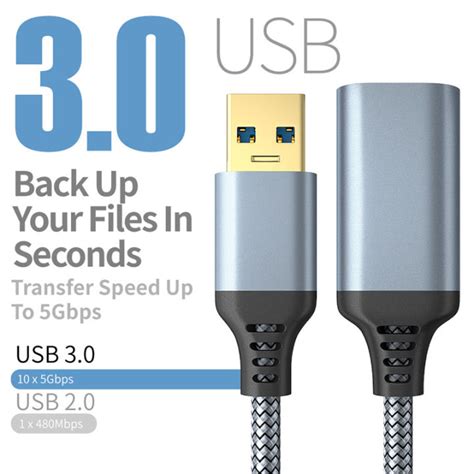 High Speed Data Transmission Usb 3 0 Cable Printer Extension Computer Camera Cable Durable