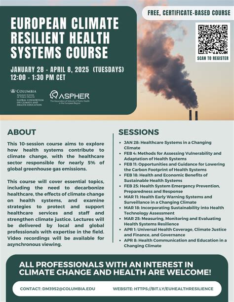 Introducing The European Climate Resilient Health Systems Course