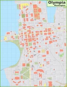 Olympia Maps Washington Us Discover Olympia With Detailed Maps