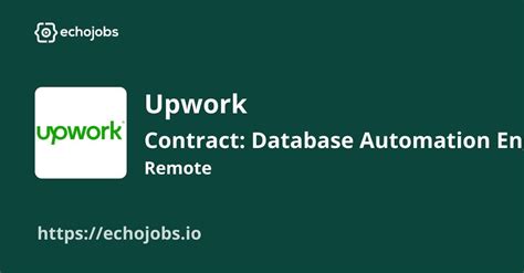 Upwork Is Hiring Contract Database Automation Engineer Dba Devops Remote Elasticsearch