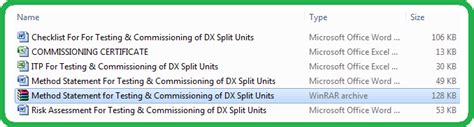 Download Method Statement For Testing And Commissioning Of Dx Split Units