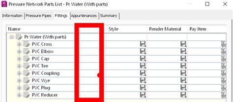 Add Label Styles To Pressure And Gravity Parts Lists Autodesk Community
