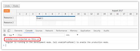 Angular Scheduler Undo Redo Daypilot Code