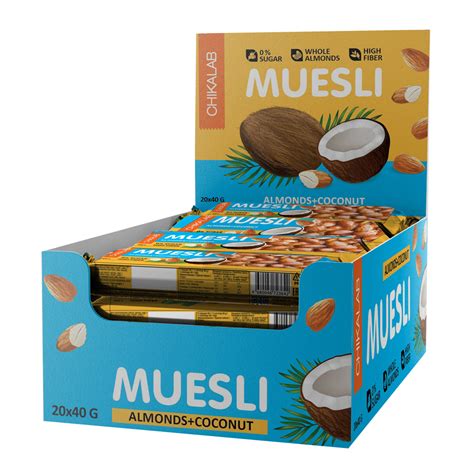 Chikalab - Muesli Bar - Box of 12
