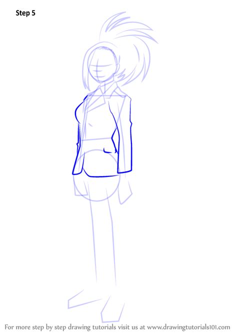 How To Draw Momo Yaoyorozu From Boku No Hero Academia Boku No Hero Academia Step By Step