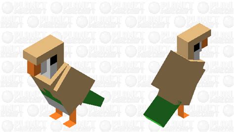 Rowlet Minecraft Mob Skin