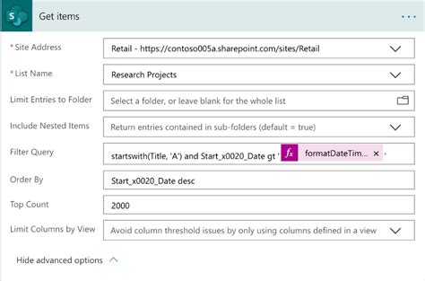 Get Items And Get Files Sharepoint Actions For Flows In Power Automate