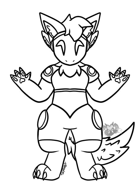 Ftu Anthro Protogen Base By Skyfoxart626 On Deviantart