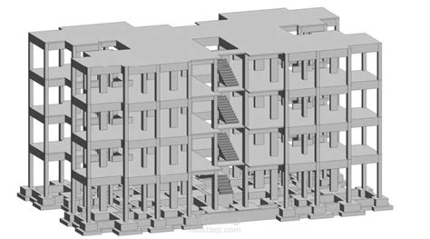 Structural Revit Model مستقل