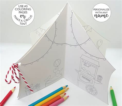 Circus Tent Coloring Pages
