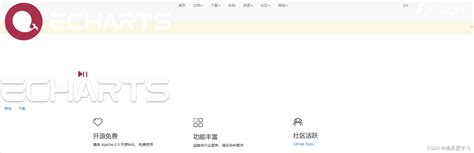 学习可视化比较好用的网站apache Echarts Csdn博客