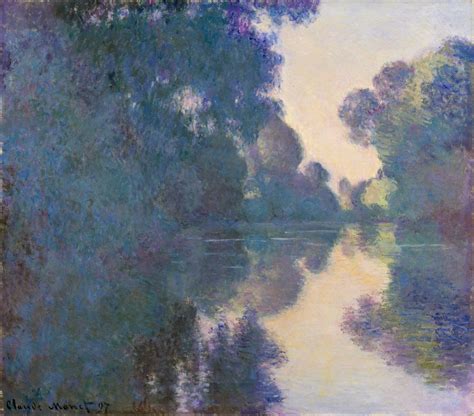 Claude Monet Morning On The Seine Near Giverny 1897 Masterpieces