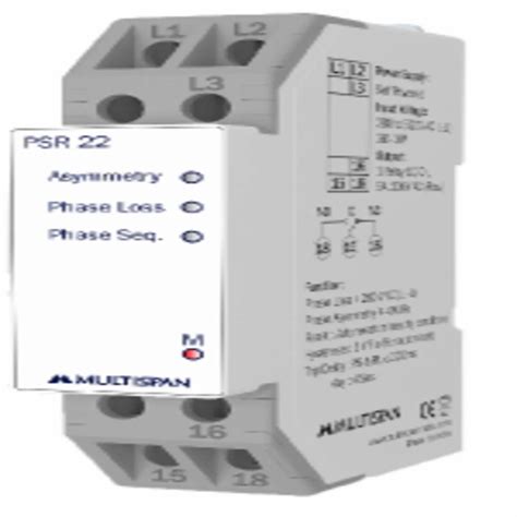 10a Multispan Psr 22 Phase Sequence Relay At ₹ 600 Piece In New Delhi Id 2852776902991