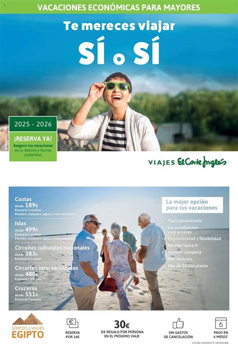 Viajes El Corte Inglés Folleto 0109 30062026 Ofertas