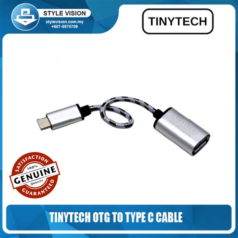 Tinytech Otg To Type C Cable Lazada