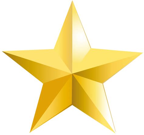 Gold Star No Background Png All