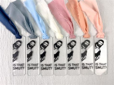 Peeking Jesus Is That Smut Bookmark Romance Reader T Book Lover T Smut Lover Etsy