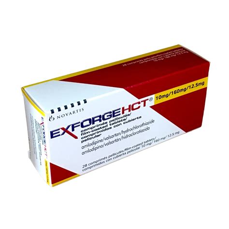 Exforge Hct 10160125 Mg 28s Country Medical Pharmacy