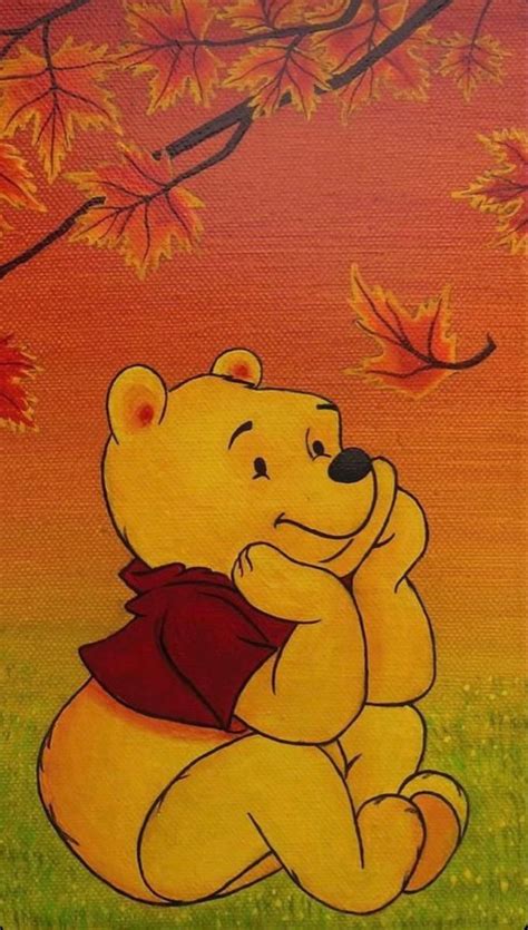 Winnie The Pooh Fall Winnie The Pooh Fall Etsy Nederland