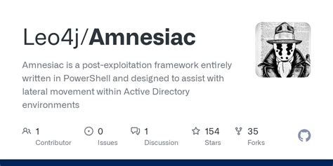 Florian Hansemann On Linkedin Github Leo4jamnesiac Amnesiac Is A