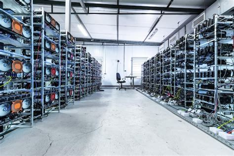 Premium Photo Bitcoin And Crypto Mining Farm Big Data Center High Tech Server Computers At Work