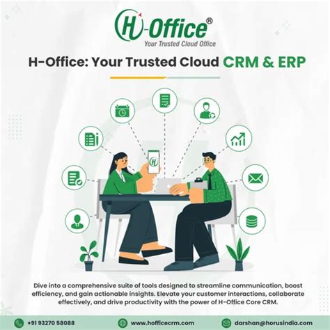 H Office Core Crm Development Service At ₹ 650month In Ahmedabad