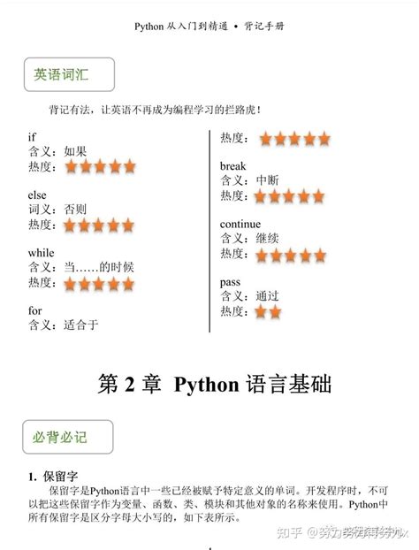 大学计算机专业三天看完《python背记手册》全彩版，轻松学会 Python不迷路！ 知乎