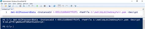 Powershell Commands To Administer Virtual Machines On Amazon Aws