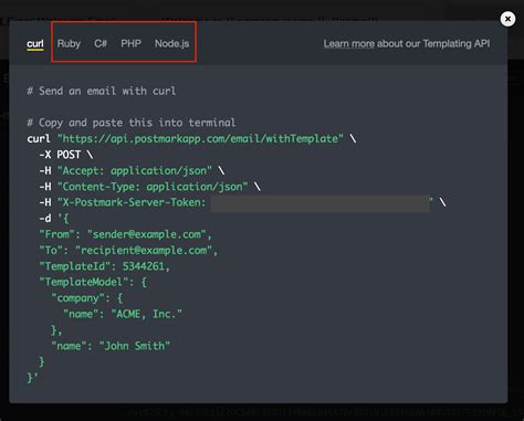 how to use custom html email templates with postmark