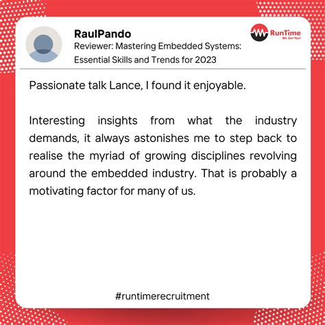 Runtime Engineering Recruitment On Linkedin Masteringembeddedsystems