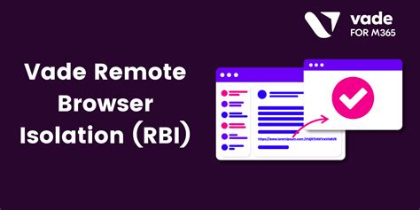 Remote Browser Isolation Extended Threat Protection Vade