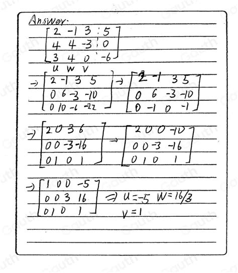 Solved Use Matrix Inverse Method To Determine The Solution Of The Following System Of Equation