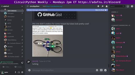 Circuitpython Weekly Meeting For February 22 2021 Circuitpython Circuitpython Adafruit Youtube