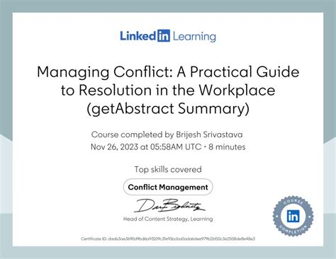 Brijesh Srivastava On Linkedin Certificate Of Completion