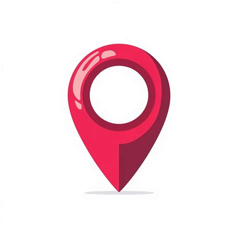 A Red Location Pin Commonly Used In Maps And Navigation Apps Premium Ai Generated Vector