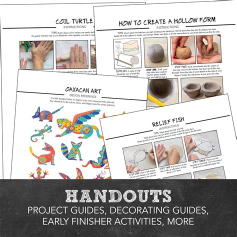 Elementary Clay Lesson Animal Clay Unit 7 Projects Art Lessons